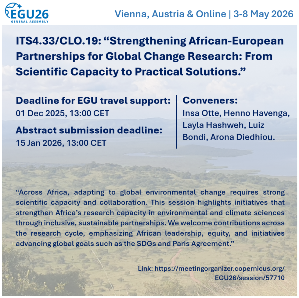Join our session at EGU General Assembly 2026 in Vienna! | NetCda Project